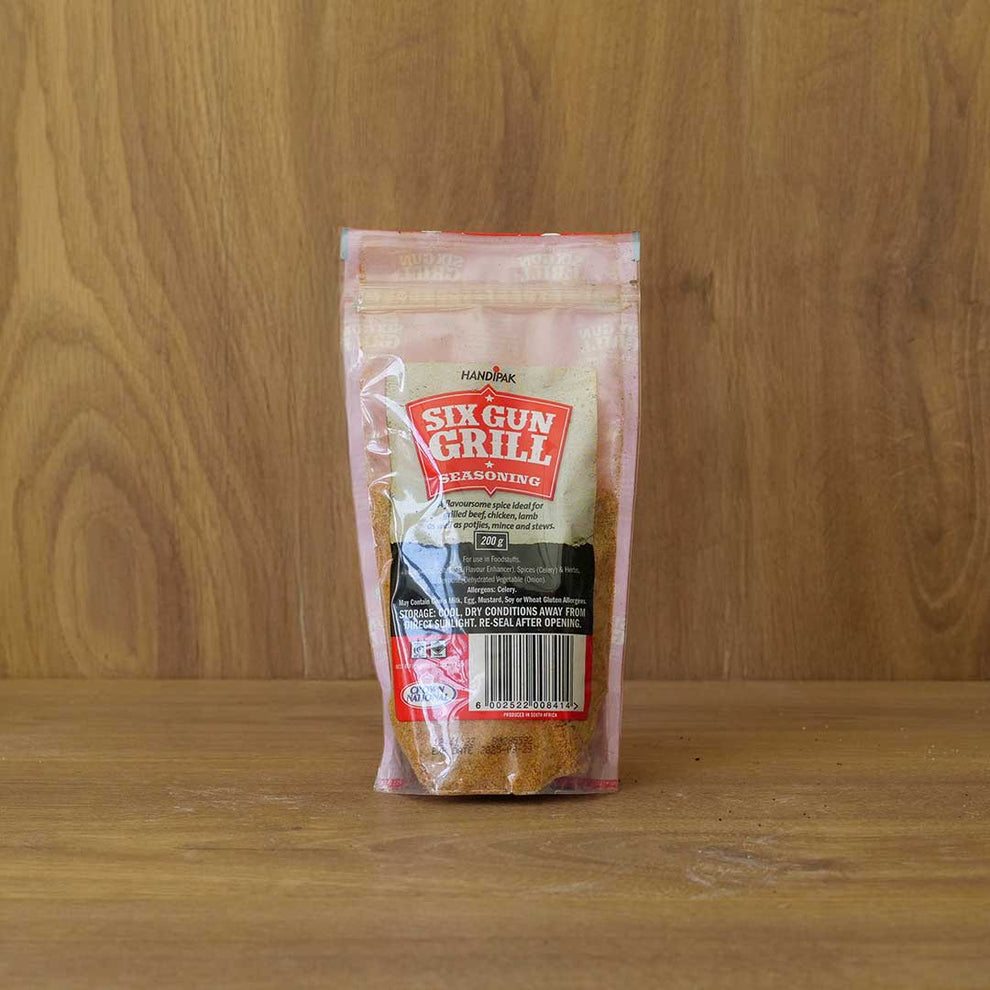 Six Gun Grill Seasoning 200g – mwanaka fresh farm foods